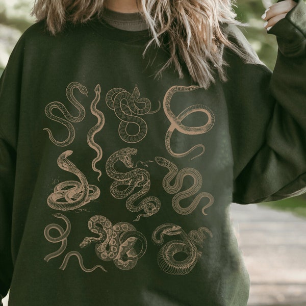 Snake Sweater - Etsy