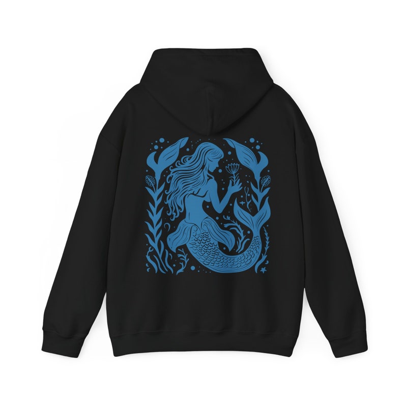 Mermaidcore Hoodie: Ocean Inspired Preppycore Style - Etsy