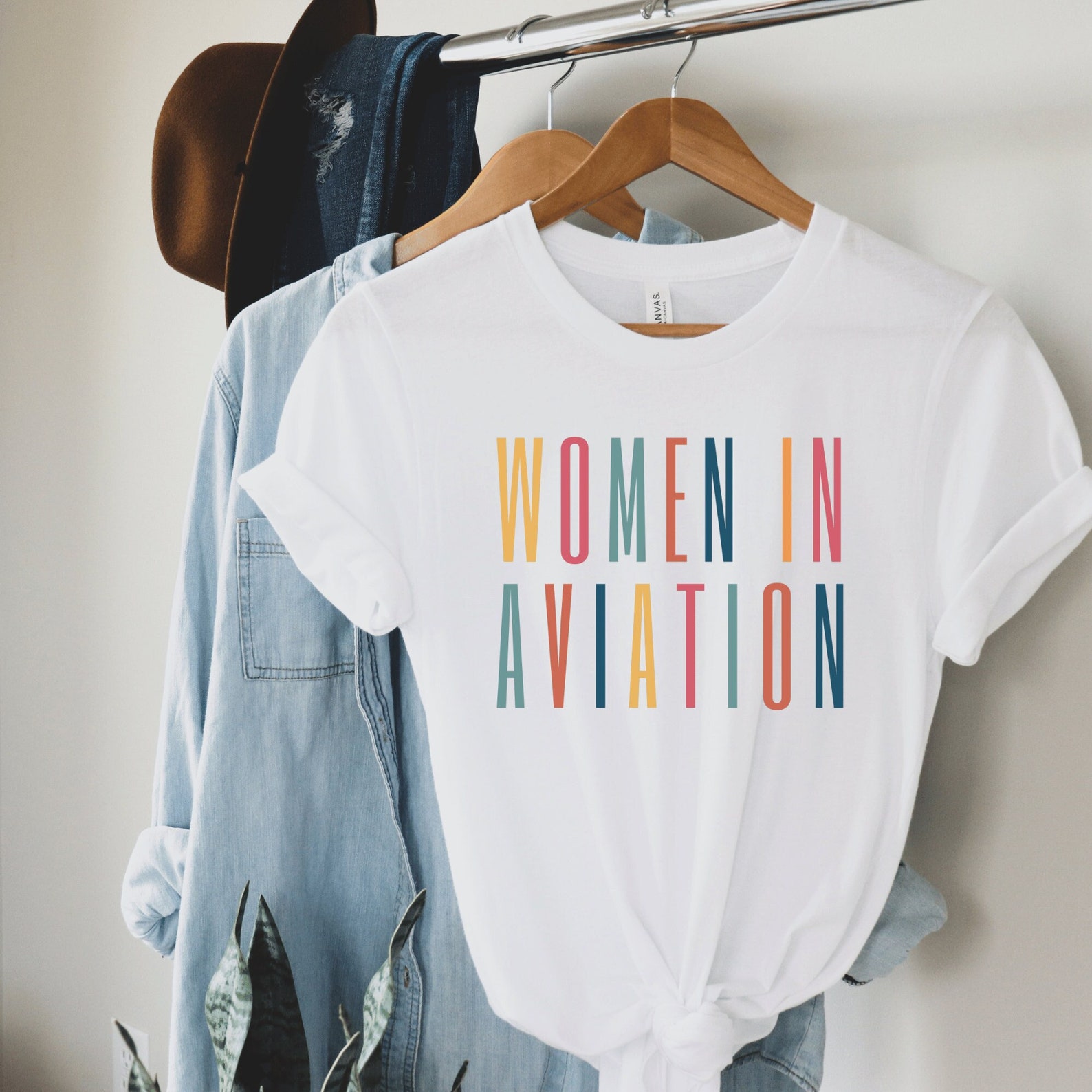 Women in Aviation Shirt, Pilot Shirt, Aviation Gifts for Pilots ...