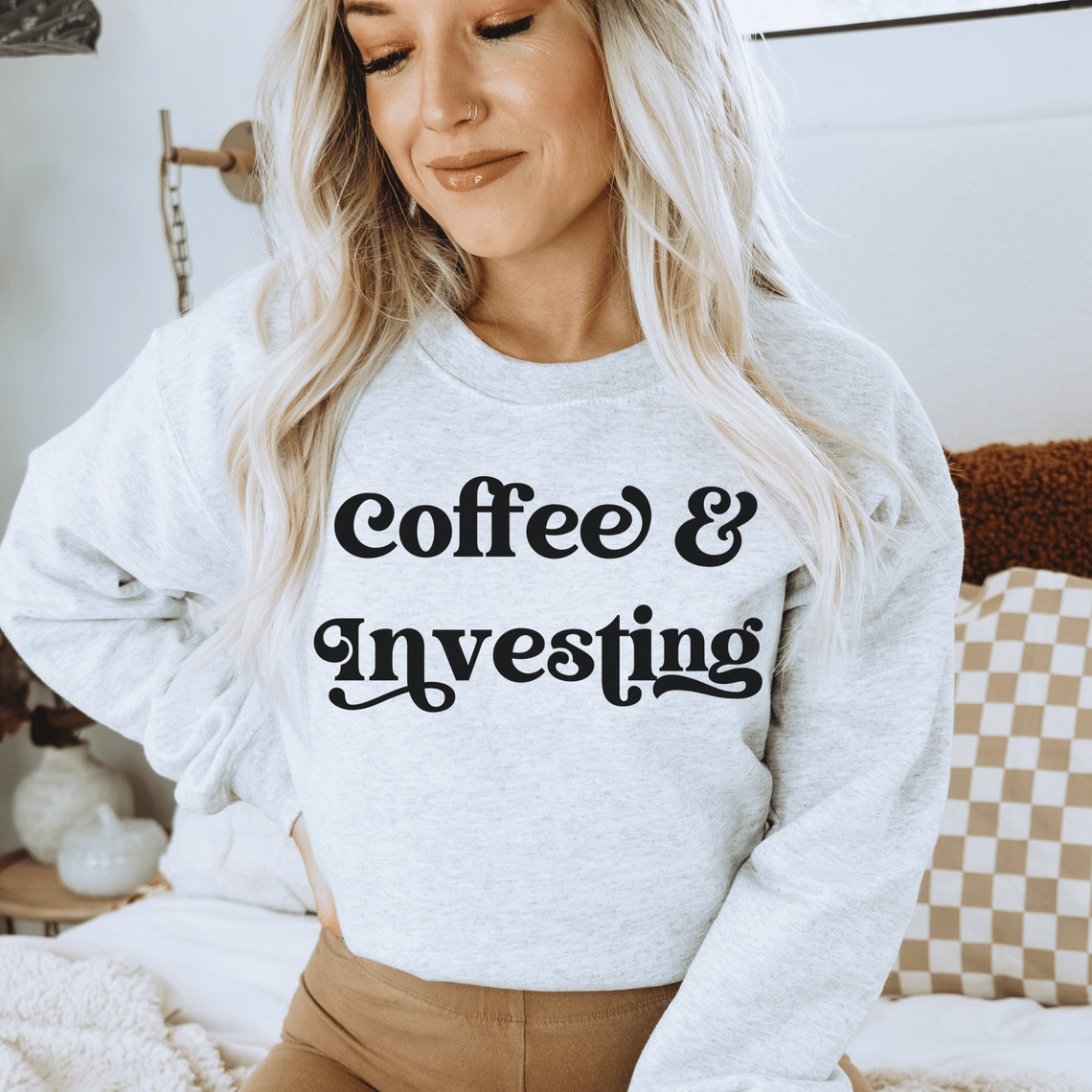 Funny Investing Sweatshirt, Financial Advisor Gift, Finance Gift, Real ...