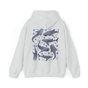 Whale Shark Hoodie Whale Shirt Shark Whale Sweatshirt Whale Sweater ...