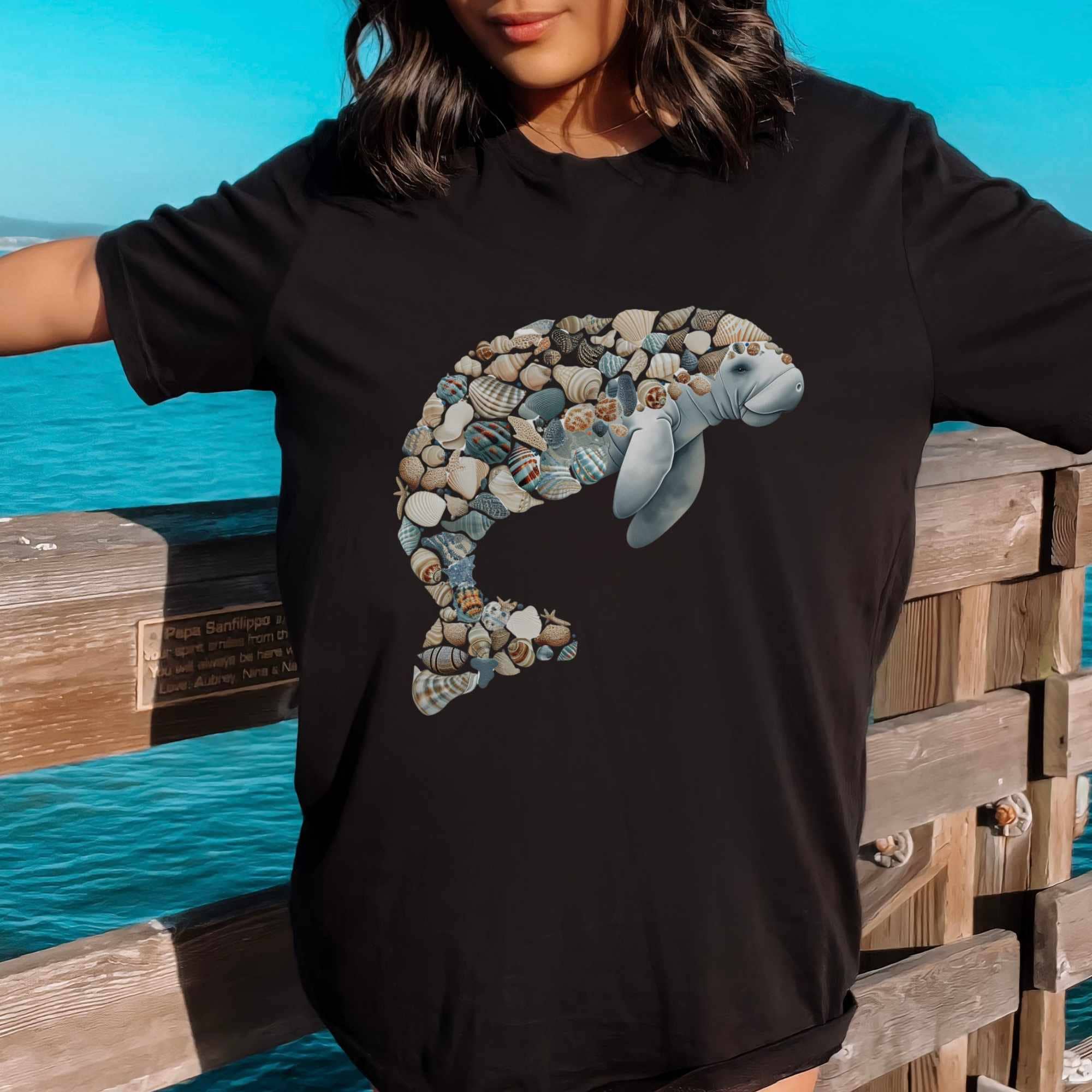 Manatee Shirt Mermaidcore Ocean Animal Shirt Coastal Granddaughter Sea ...