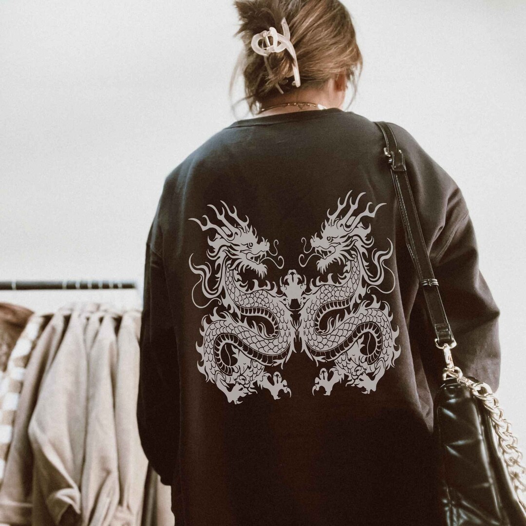 Dragon Sweatshirt Dragon Sweater Year of the Dragon Chinese New Year ...