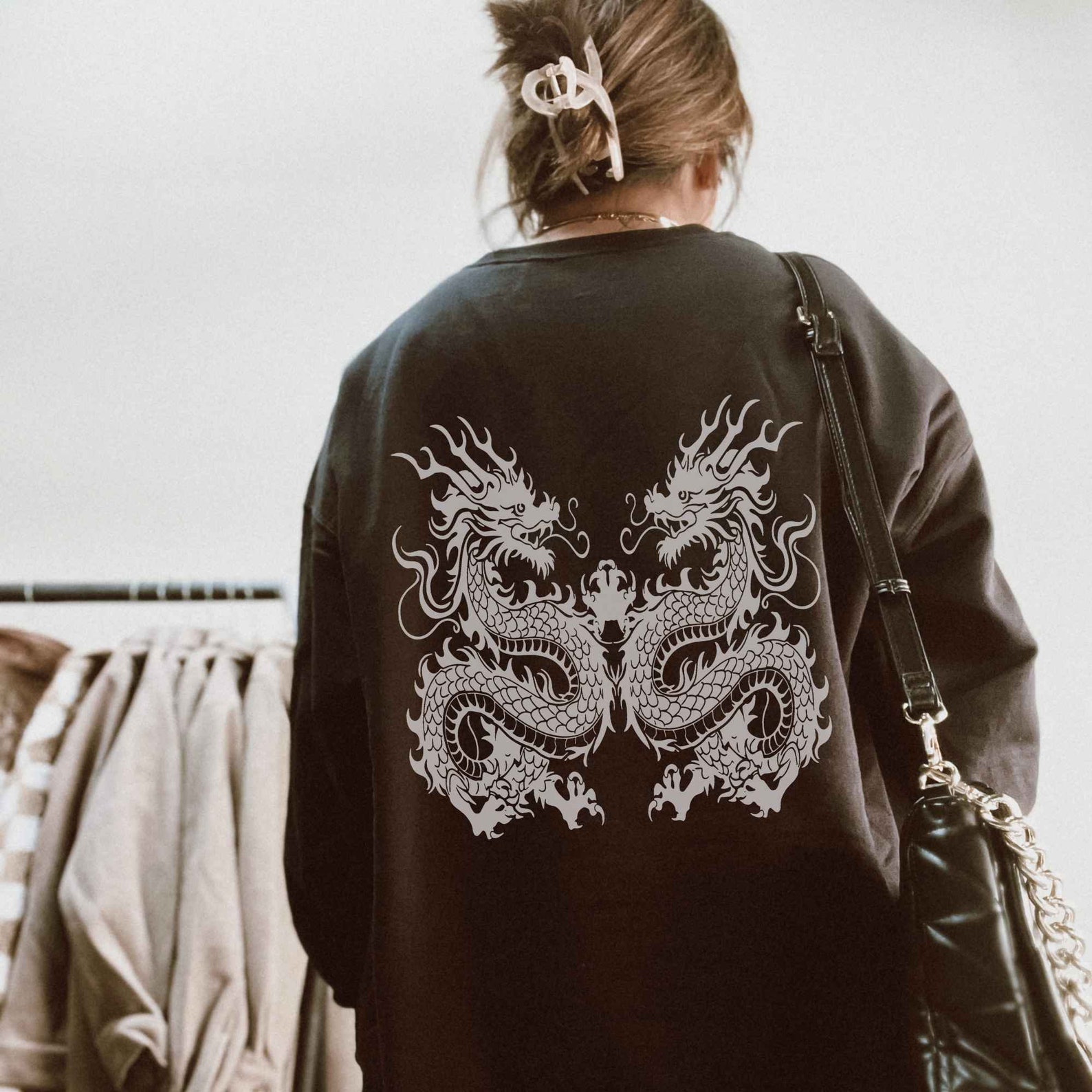 Dragon Sweatshirt Dragon Sweater Year of the Dragon Chinese New Year ...