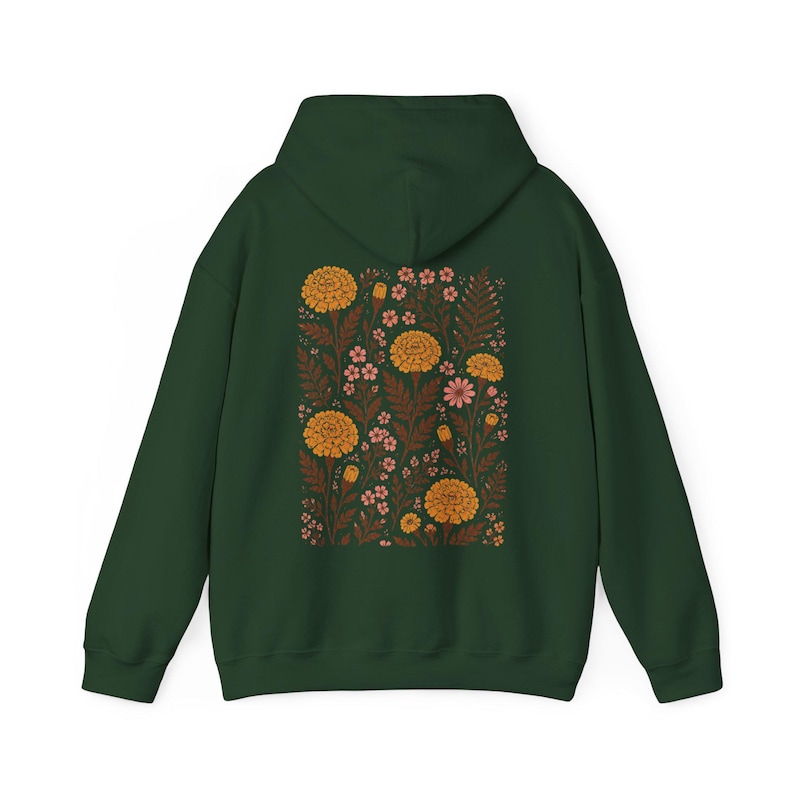 Marigold Cottagecore Hoodie | Granola Girl Forestcore Clothing - Etsy