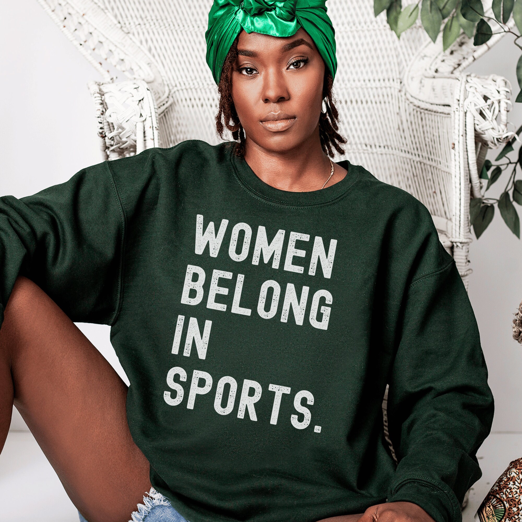 Athlete Gifts, Women Sports Sweatshirts, Women Belong in Sports ...