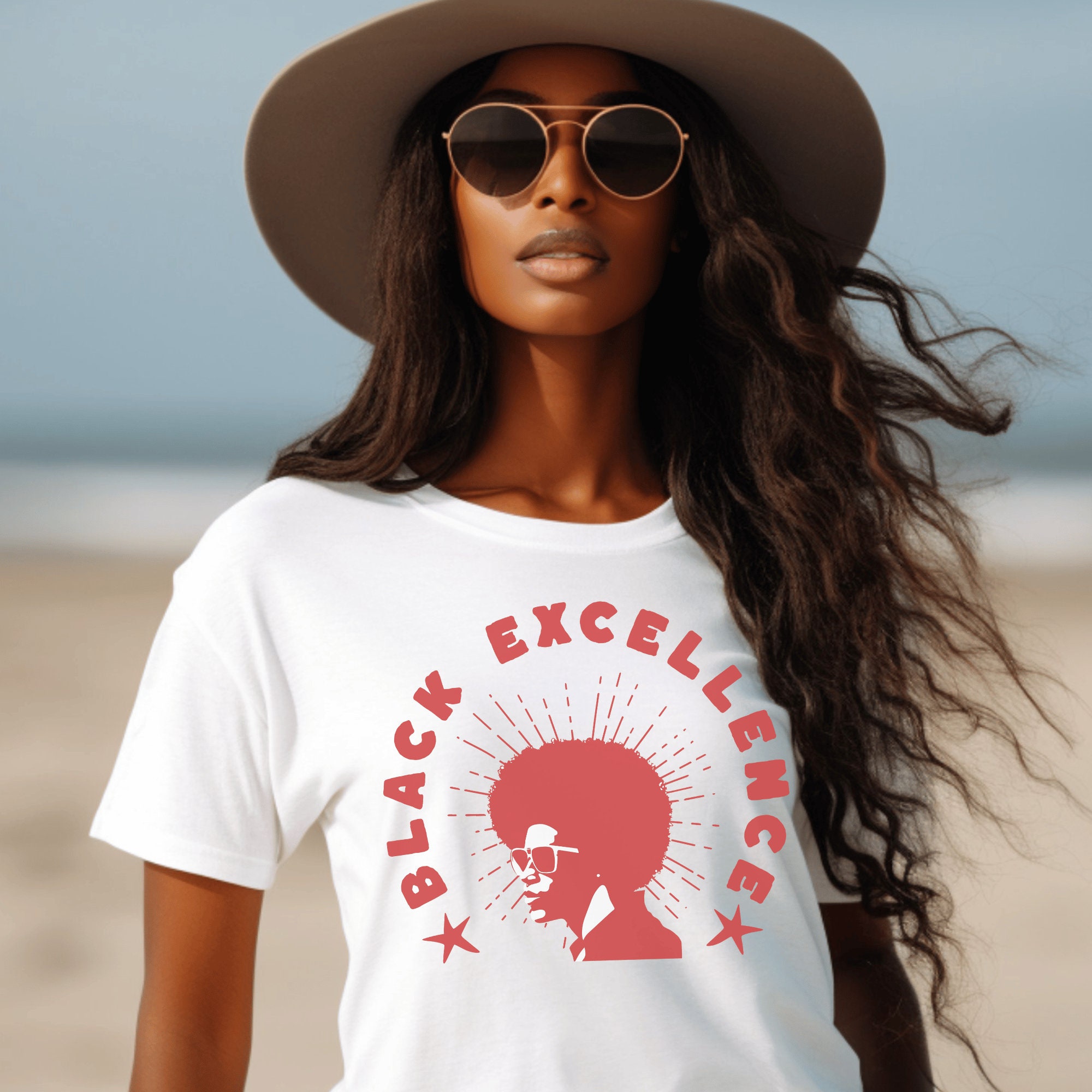 Excelencia Negra, Camiseta de Excelencia Negra, Magia de Chica Negra ...