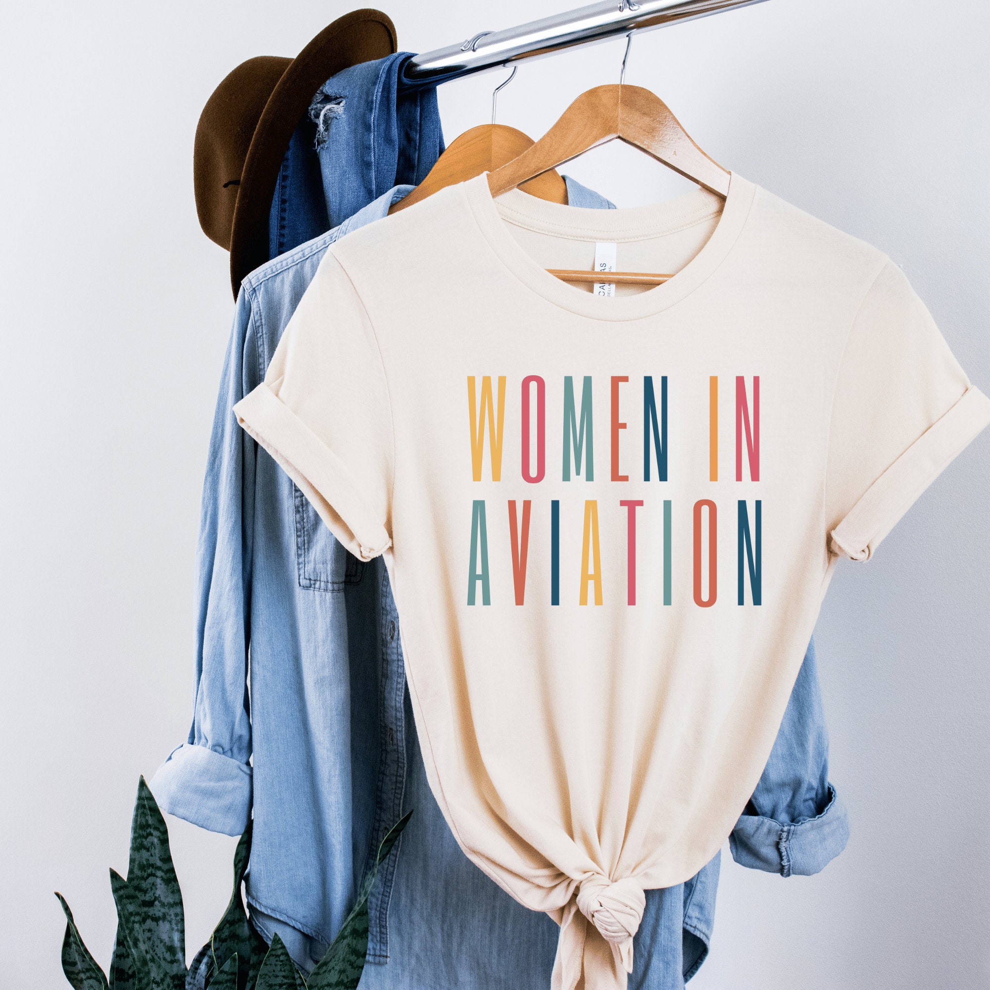 Women in Aviation Shirt, Pilot Shirt, Aviation Gifts for Pilots ...