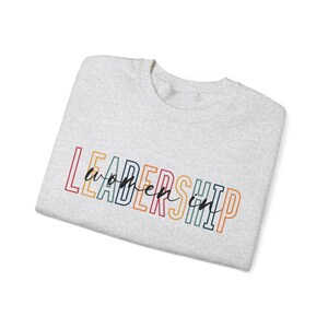 Leadership Gifts Women in Leadership Sweatshirt Leadership Shirts Team ...