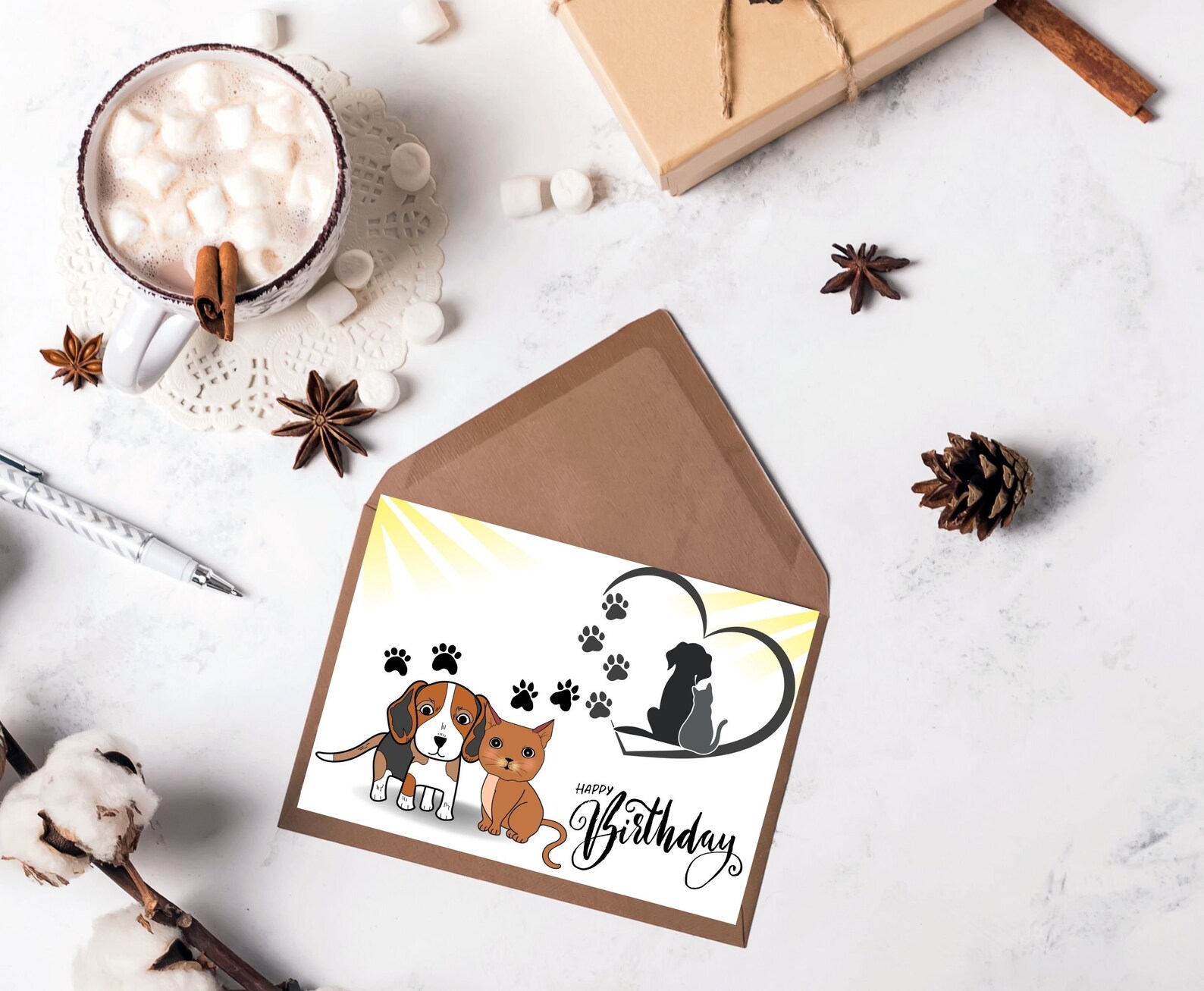 Printable Happy Birthday Card Printable Dog Birthday Card Funny ...