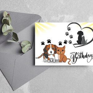 Printable Happy Birthday Card Printable Dog Birthday Card Funny ...