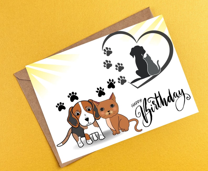 Printable Happy Birthday Card Printable Dog Birthday Card Funny ...