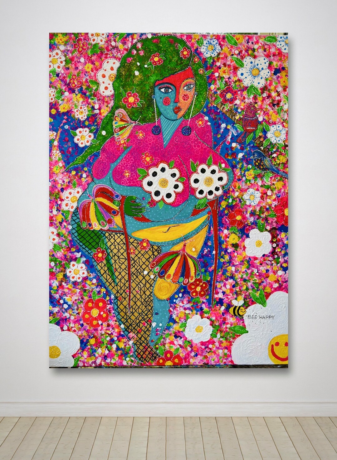 Happiness: Original Art by Limaxart - Etsy