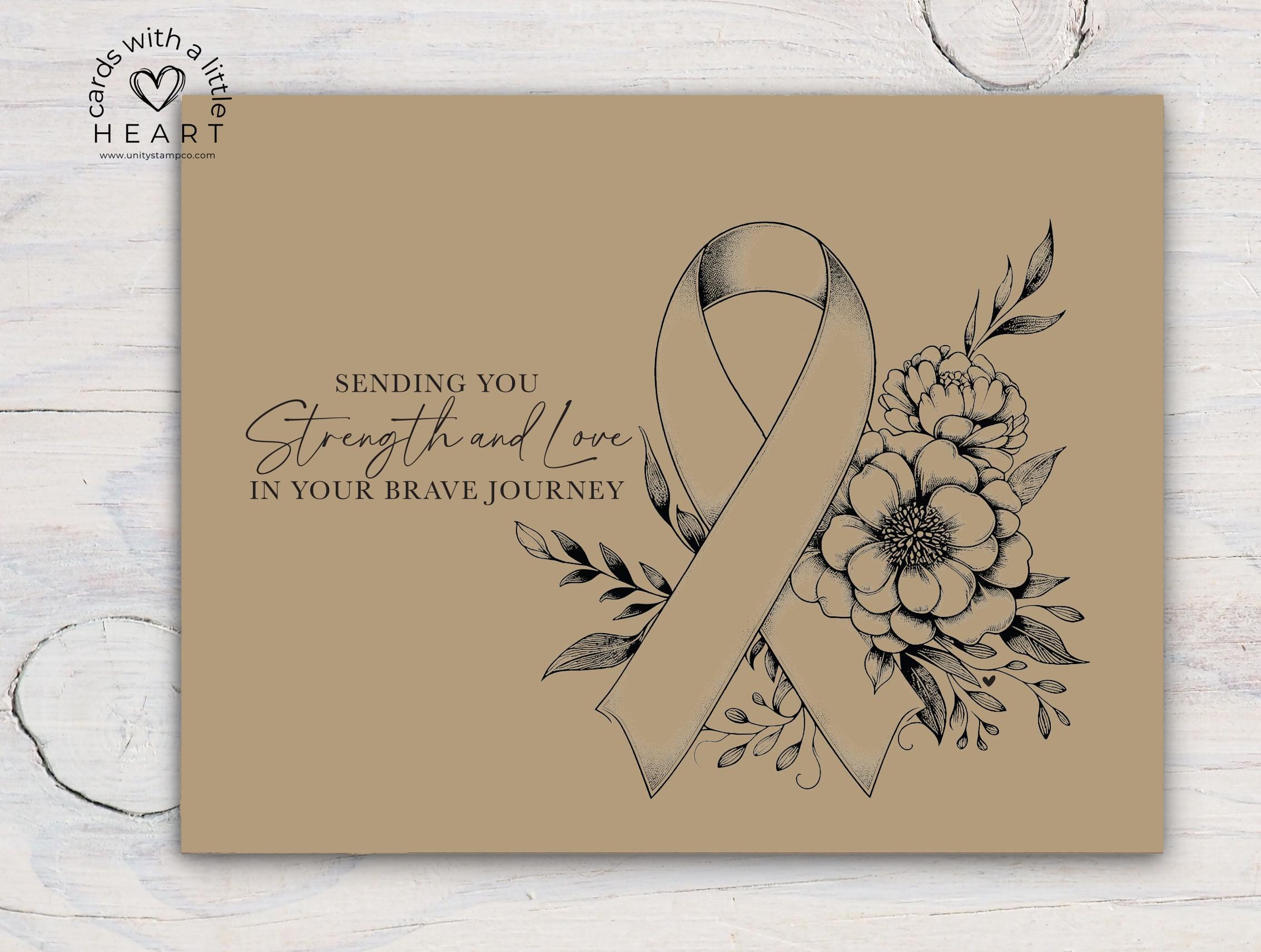 Sending You Strength and Love...cancer Support Card, Strength ...