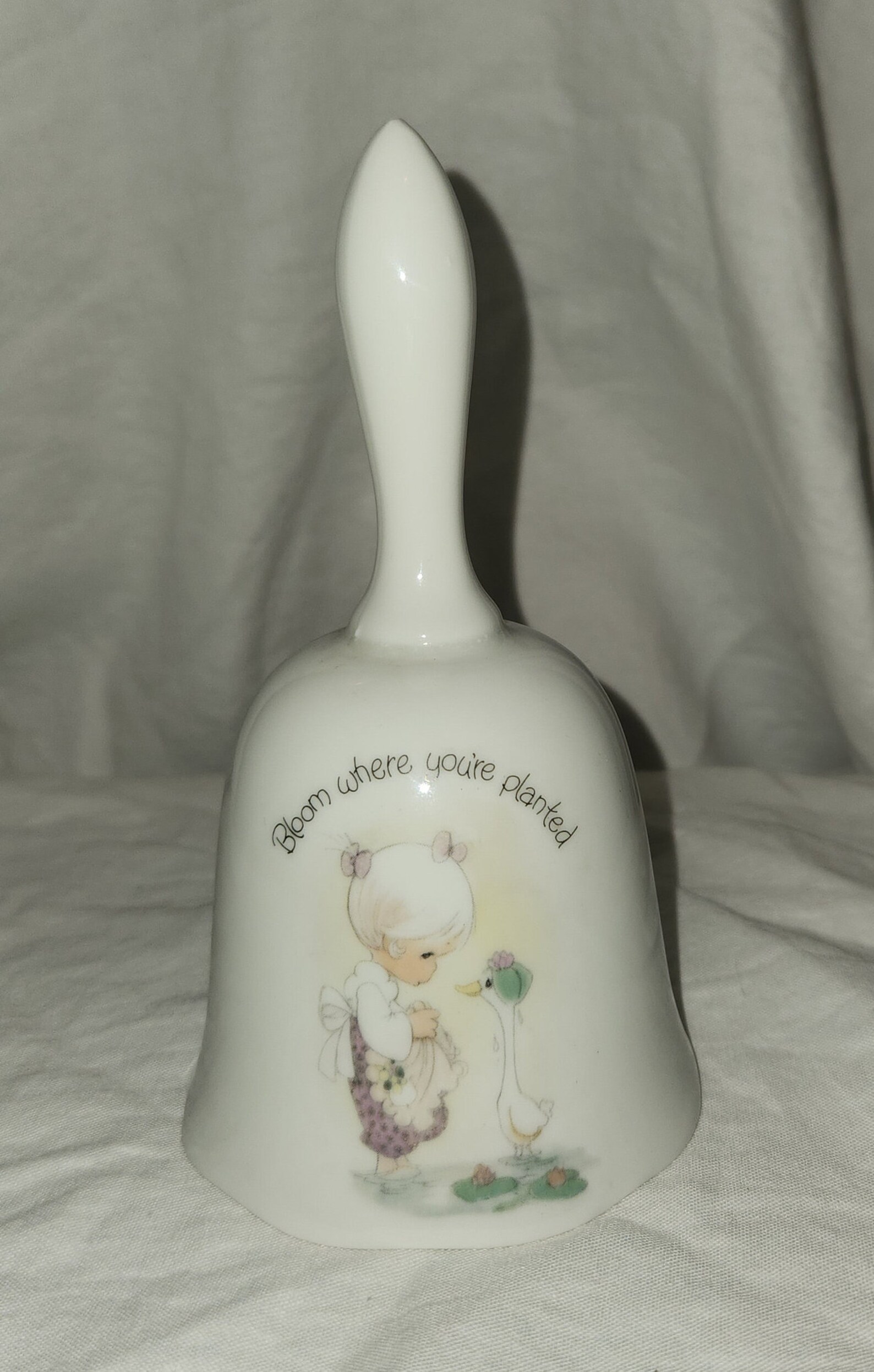Precious Moments Enesco Bell "bloom Where Yout Planted" 1983 - Etsy