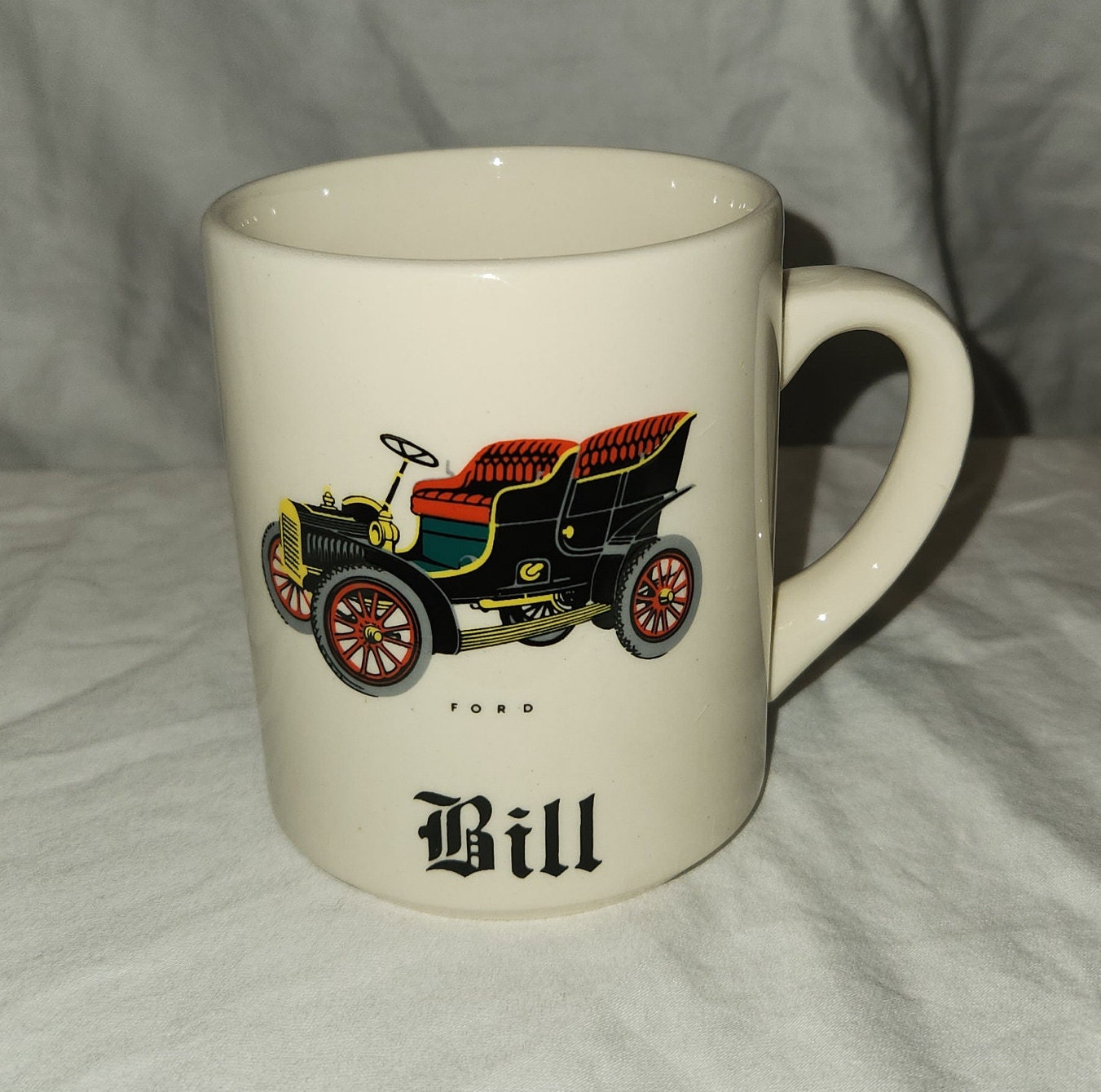 Vintage Ford Model T Coffee Mug "bill" Made in England - Etsy