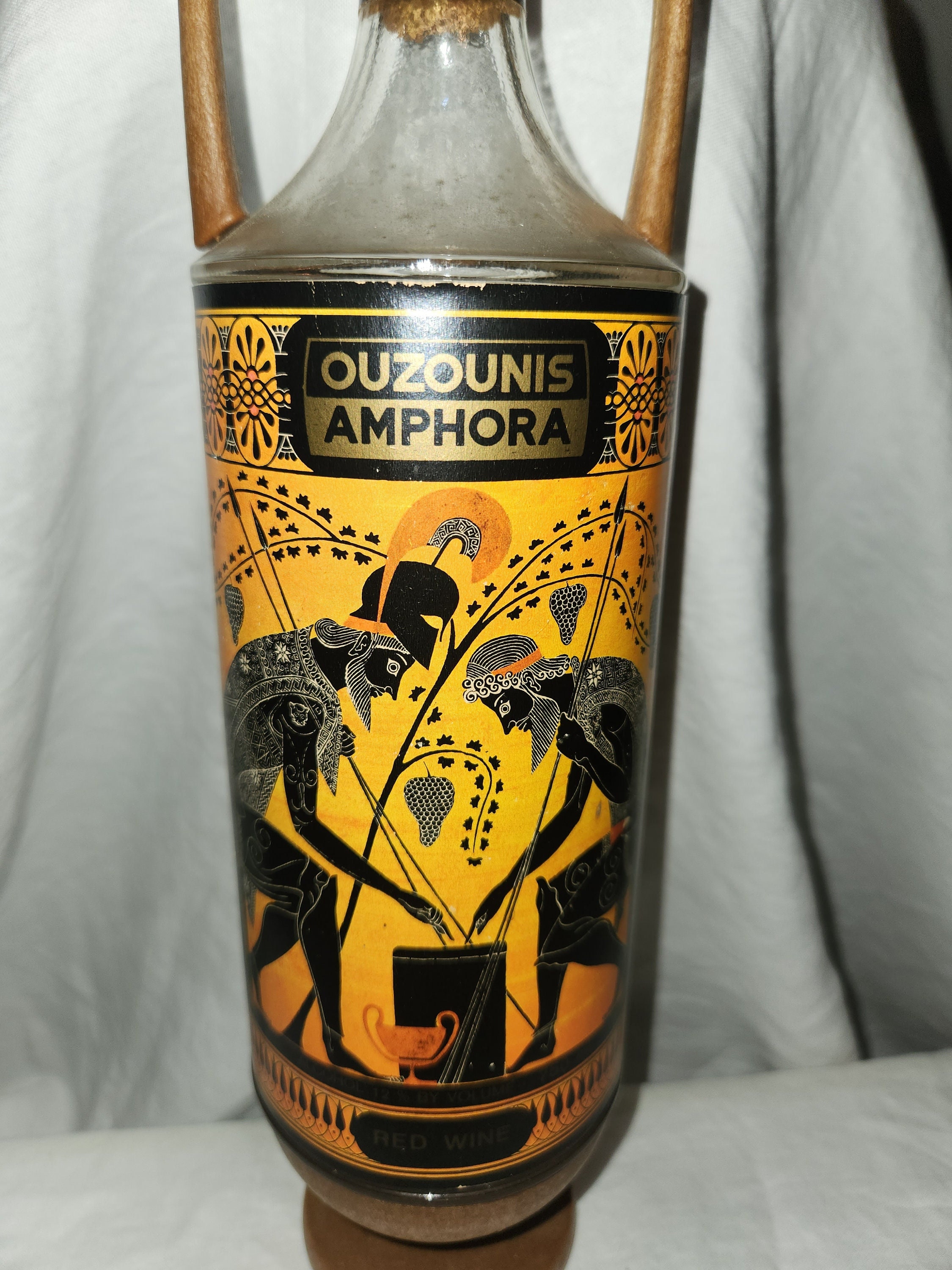 Greek Design Wine Bottle - Etsy