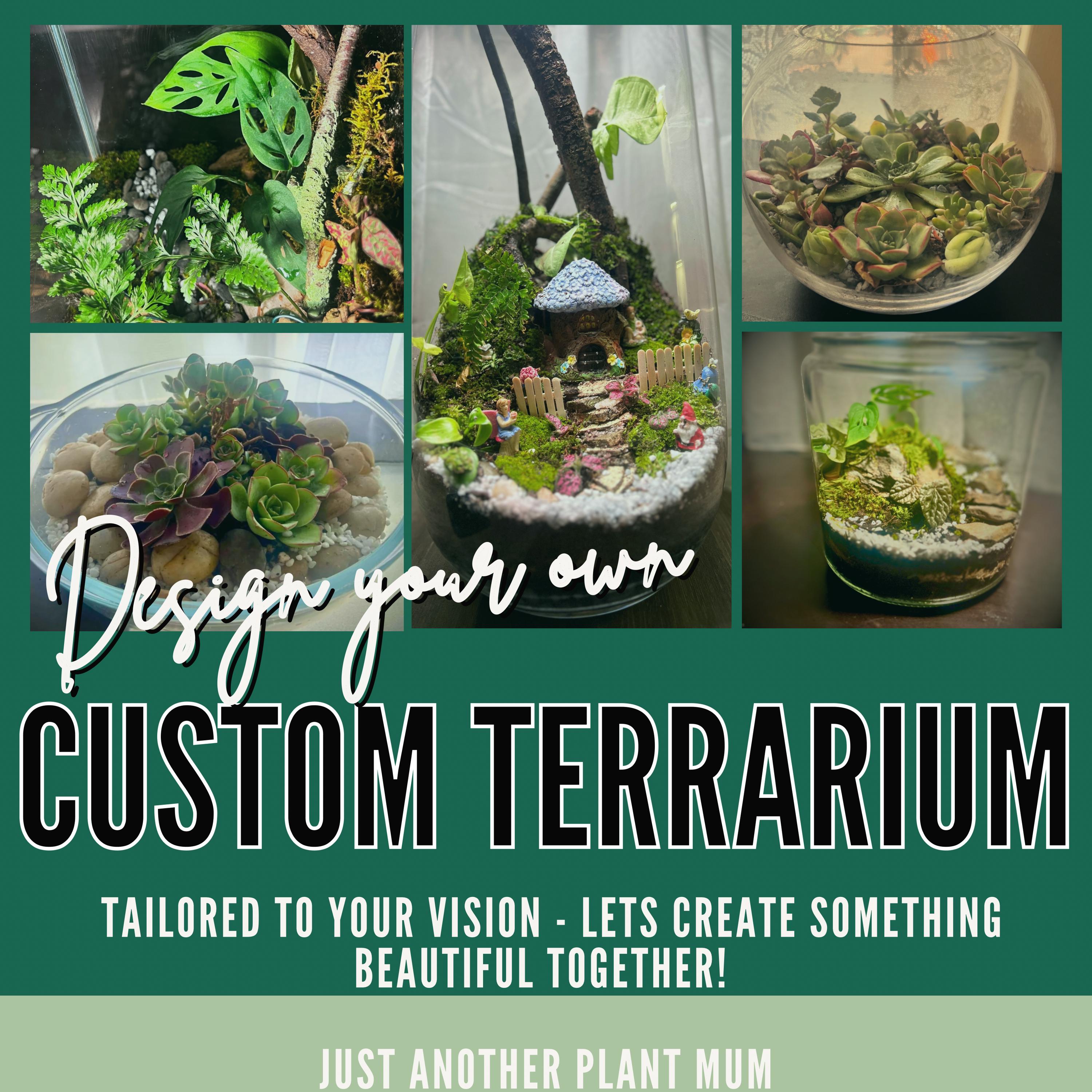 Custom Terrariums You Design It We Build It - Perfect for Home Decor ...