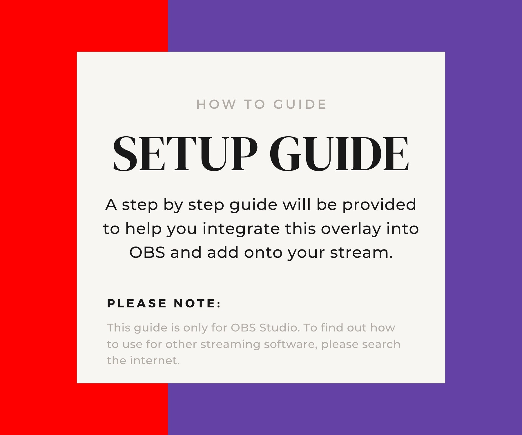 Starting Soon Screen Twitch/youtube Stream OBS Overlay animation, RGB ...