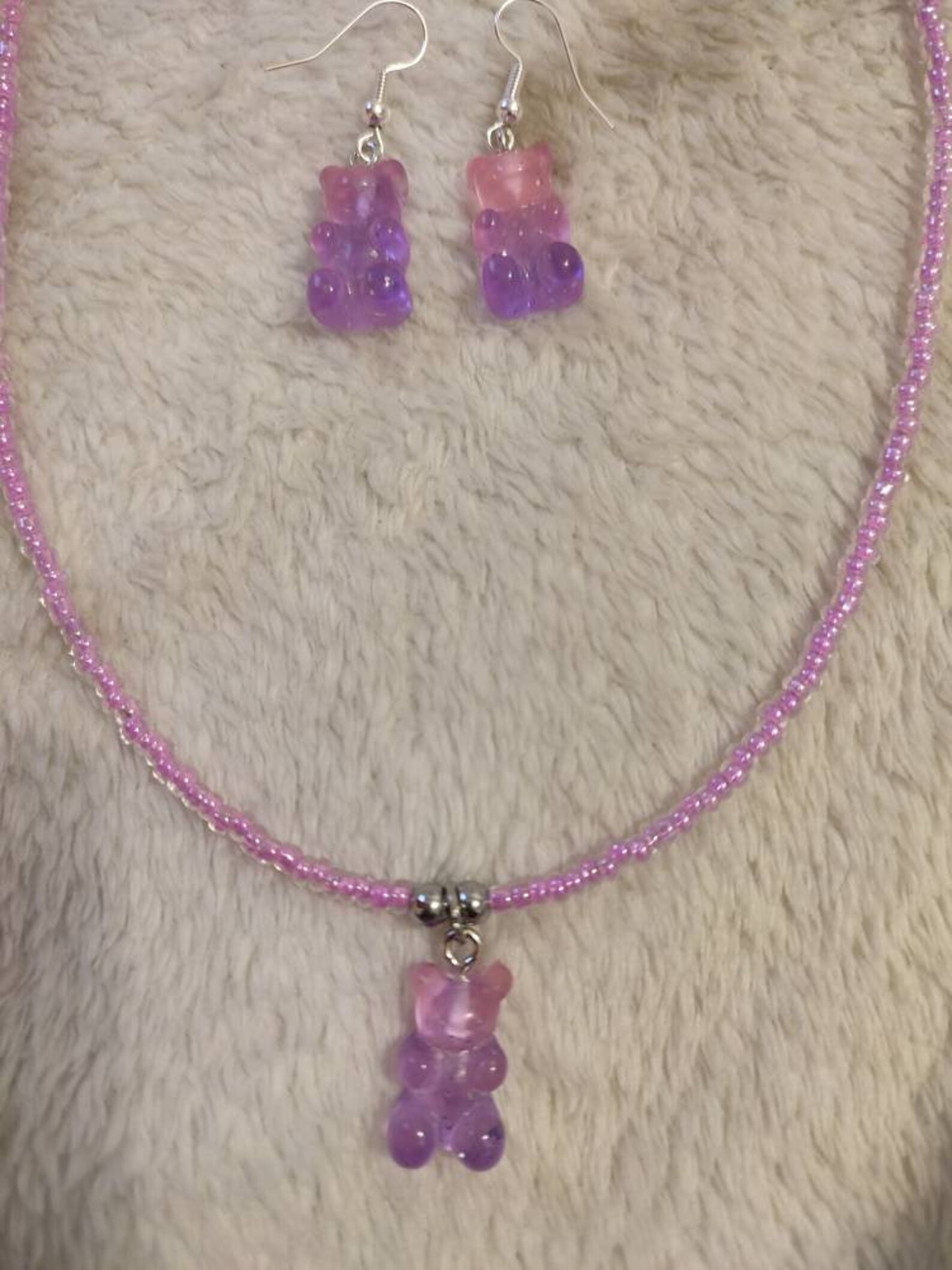 Teddy Bear Pendant Necklace, Dainty Bear Necklace,teddy Bear Necklace ...