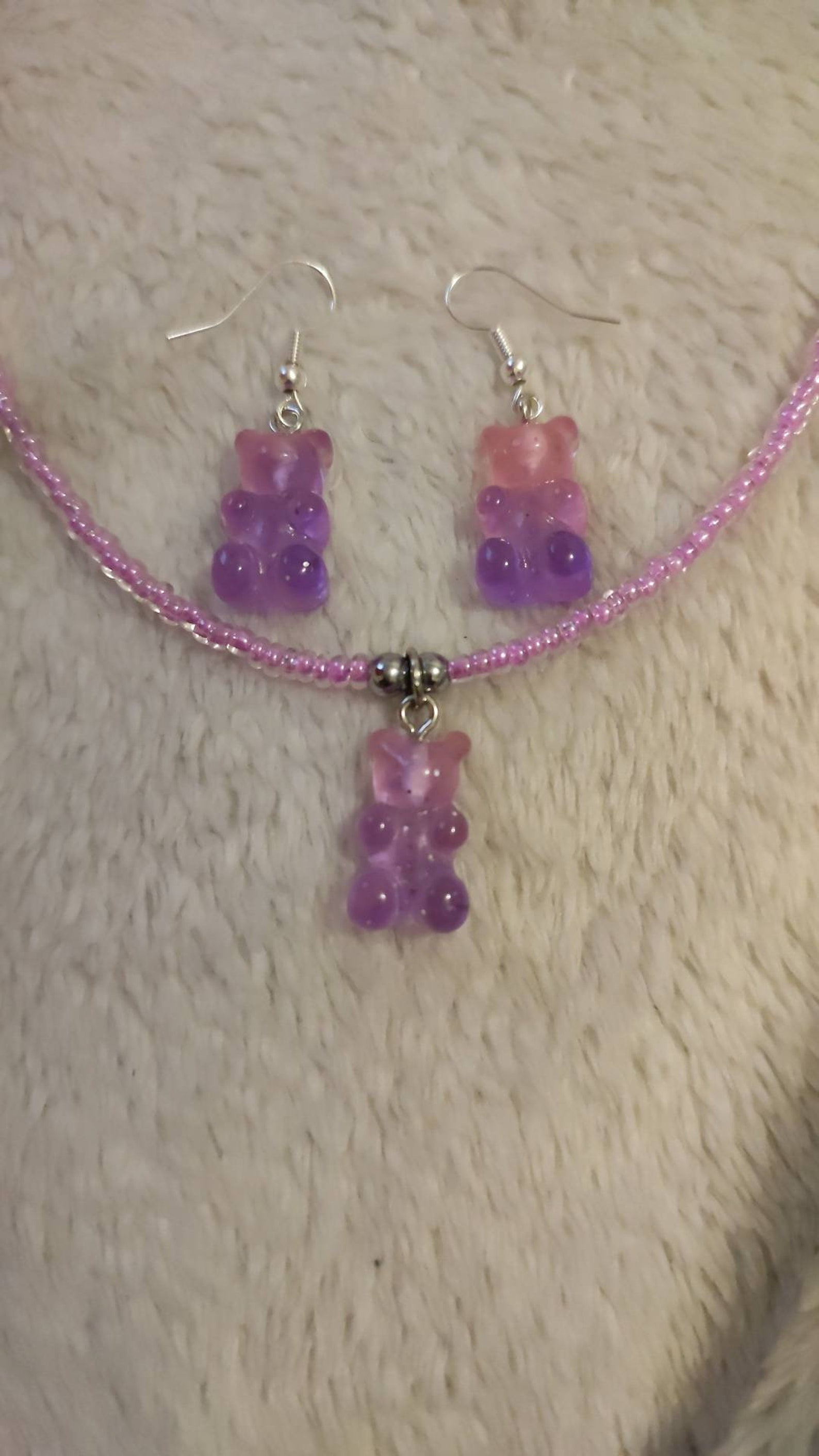 Teddy Bear Pendant Necklace, Dainty Bear Necklace,teddy Bear Necklace ...