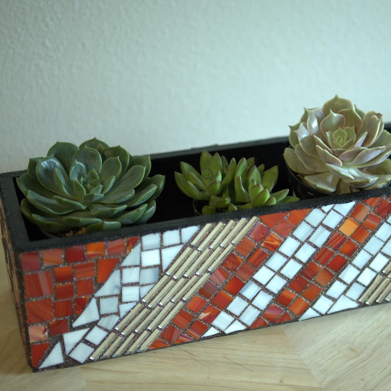 Mosaic Planter - Etsy
