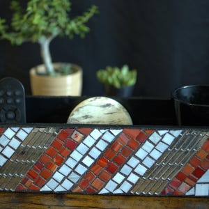 Red Mosaic Tile Planter Box, Home Decor (plants Not Included) - Etsy