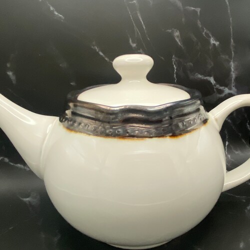 Vintage Hall Teapot Made in USA Burgundy Color 1940's - Etsy