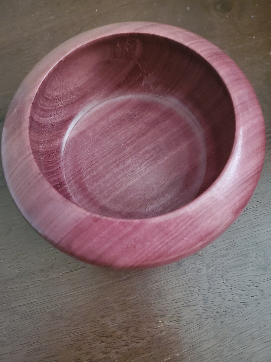 Handmade Turned Cherry Wood Bowl - Etsy
