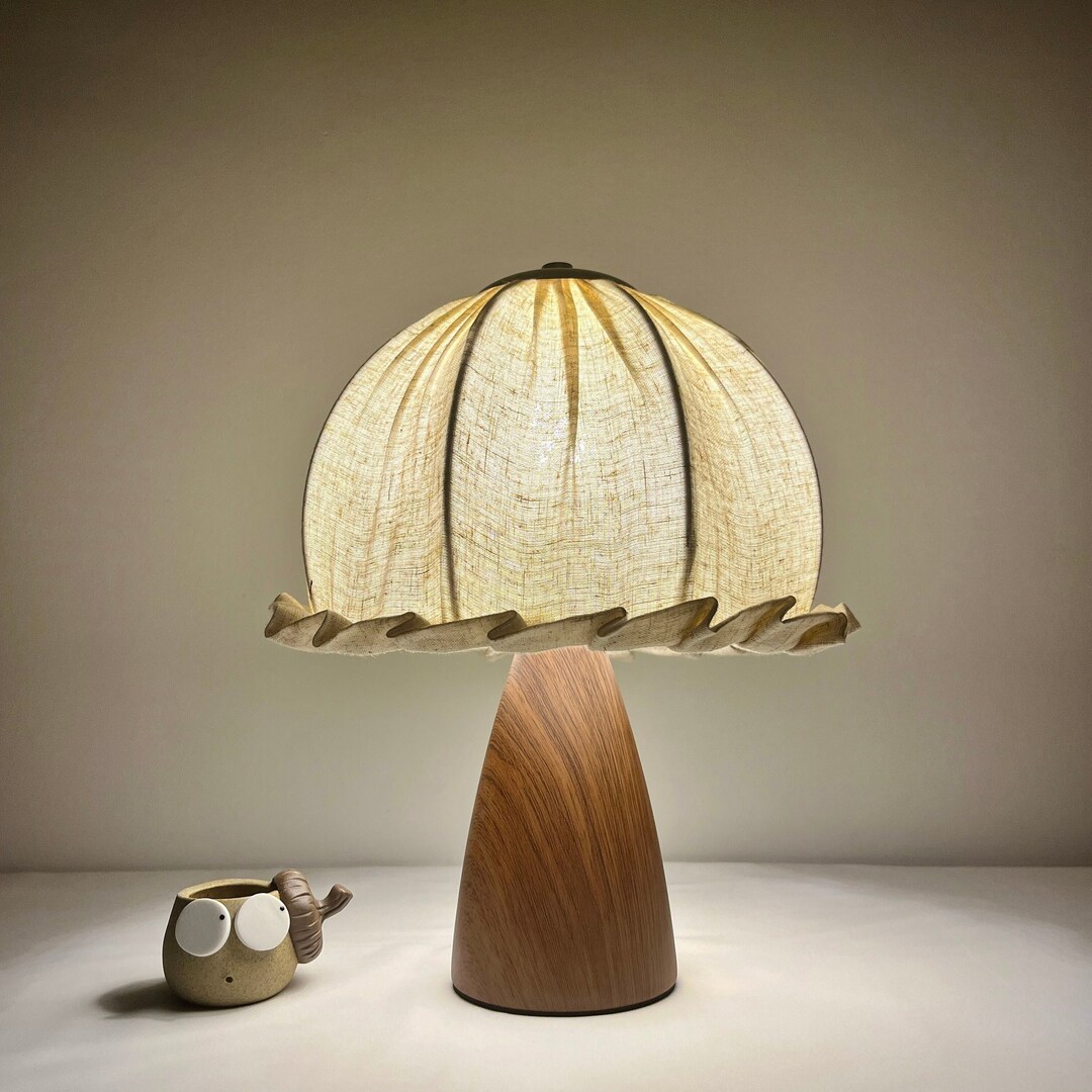 Rustic Lamp Minimal Nightlight Desk Lamp Home Decor Housewarming Lamp ...