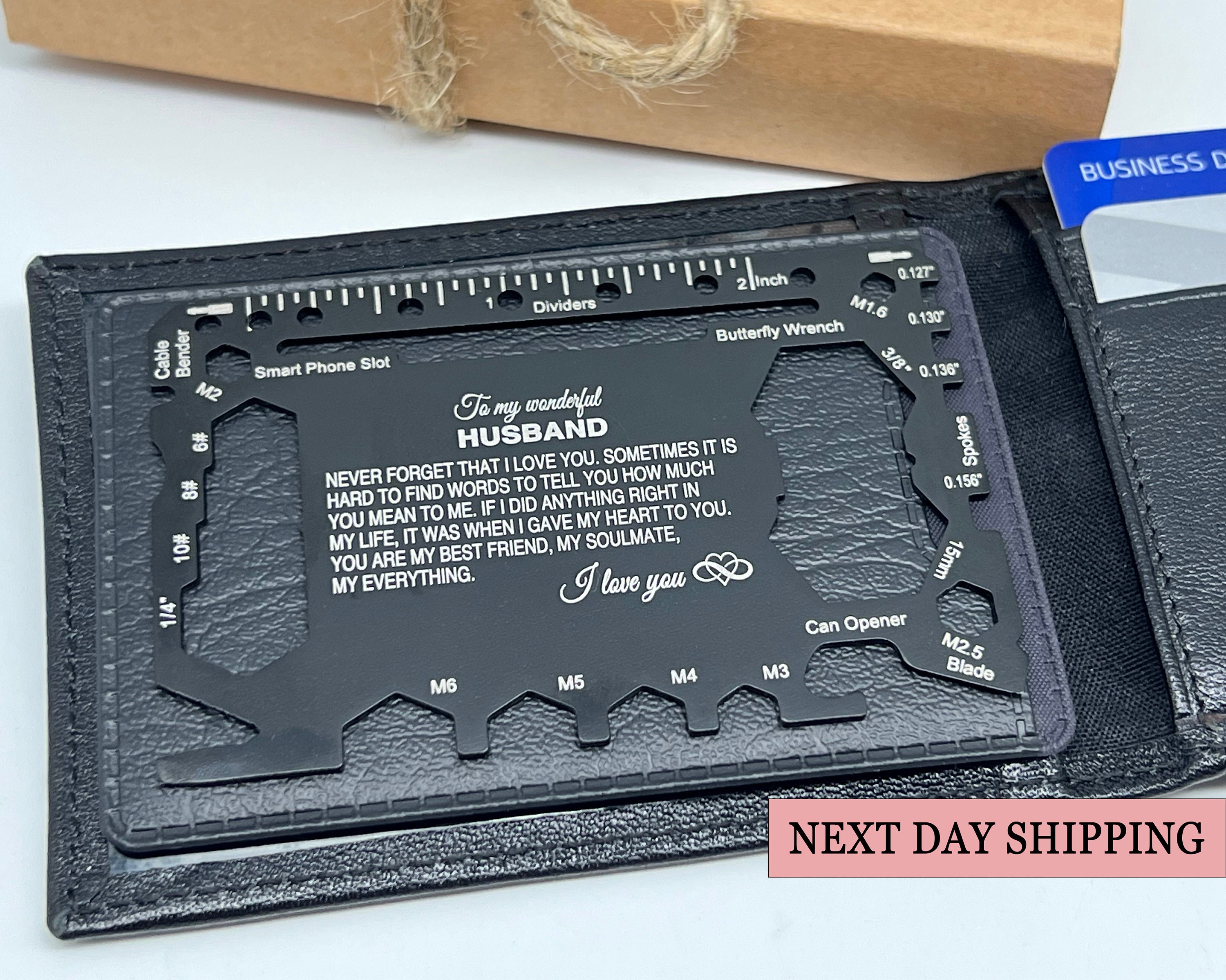 Personalized Wallet Card Custom Wallet Card Laser Engraved - Etsy