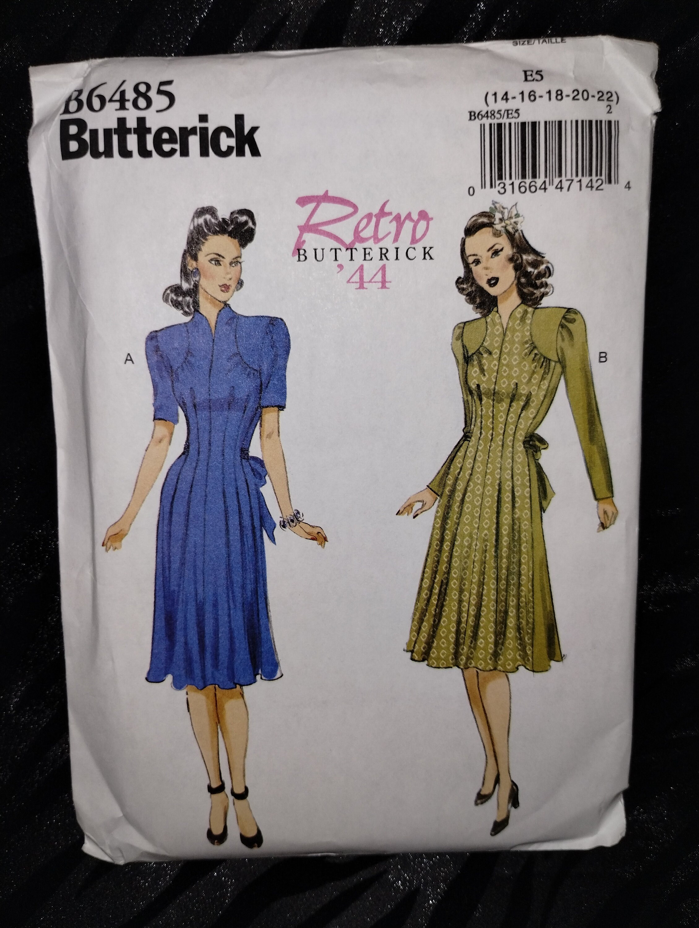 Retro Butterick Sewing Patterns. Sizes 6 - 24 | Bust Sizes - 30.5 - 46 ...