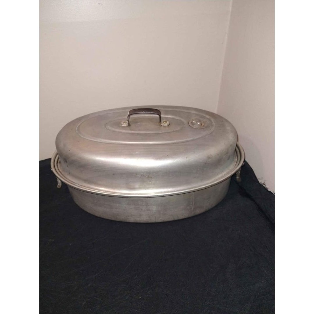 Mirro the Finest Aluminum 877m Vintage Aluminum Roaster Pan With ...