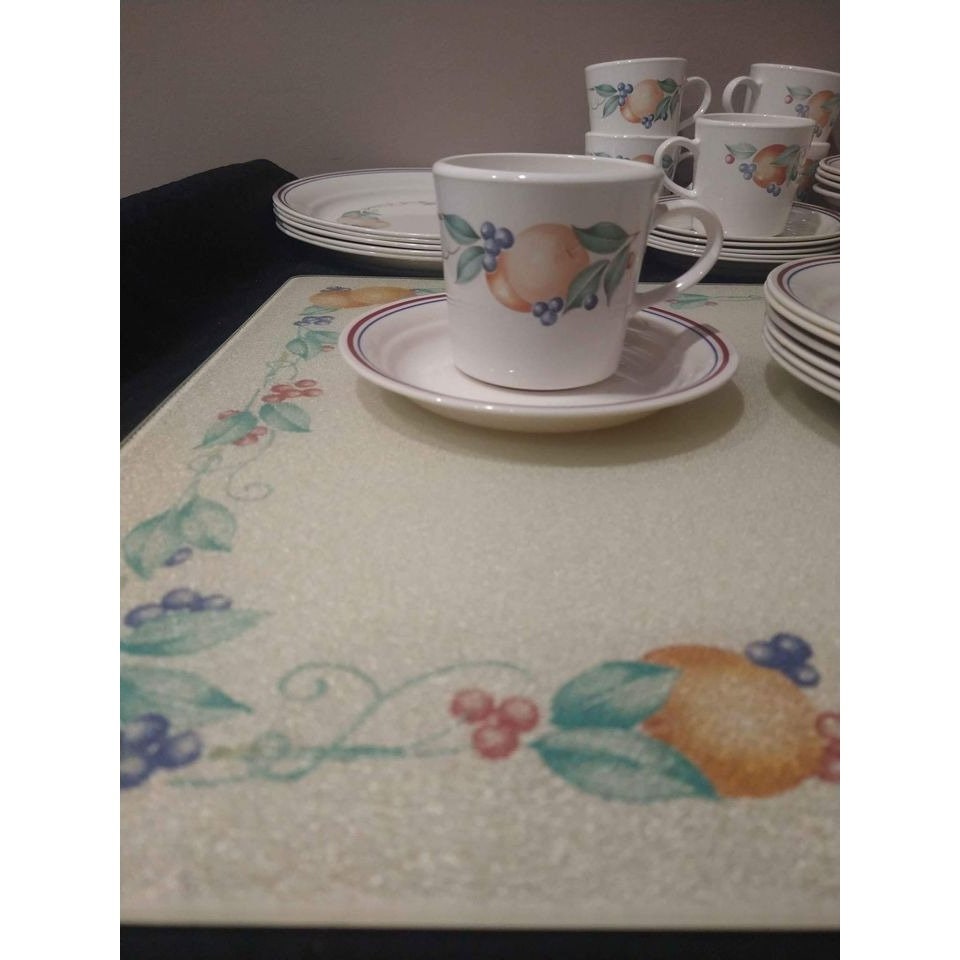 Abundance Fruit Dinnerware Set Service for 6 30 or 31 Pieces. Your ...