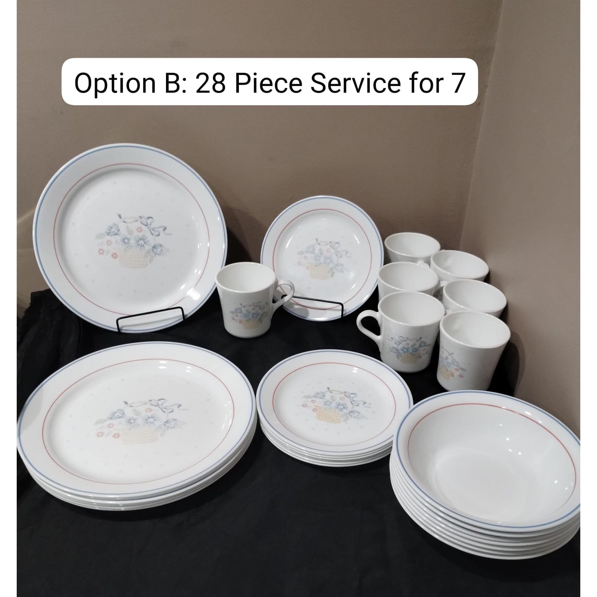 Corning Ware & Corelle Country Cornflower, Blue Ribbon. Various Pieces ...