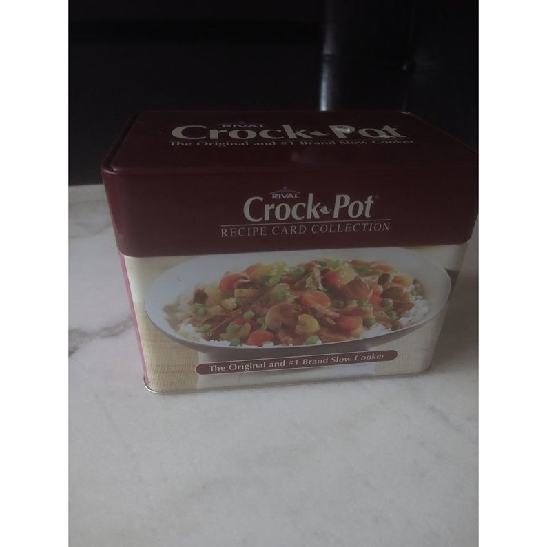 Vintage Crock Pot Recipe Card Collection - Etsy