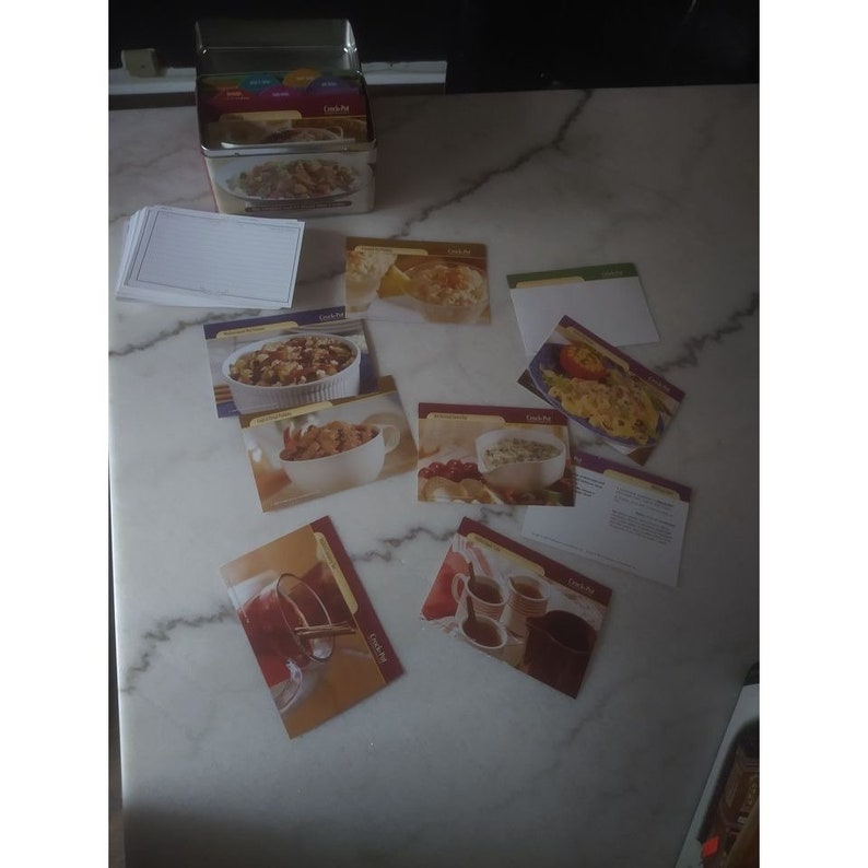 Vintage Crock Pot Recipe Card Collection - Etsy