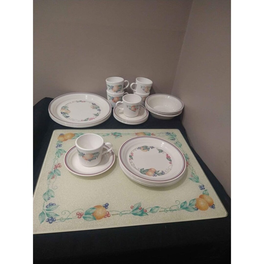 Abundance Fruit Dinnerware Set Service for 6 - 31 Pieces. Your Choice ...