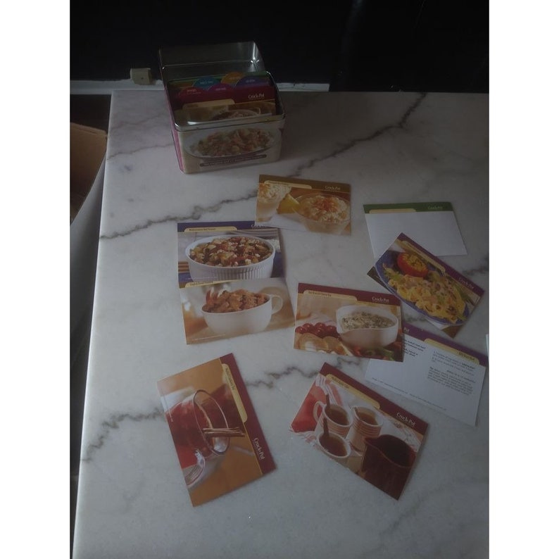 Vintage Crock Pot Recipe Card Collection - Etsy