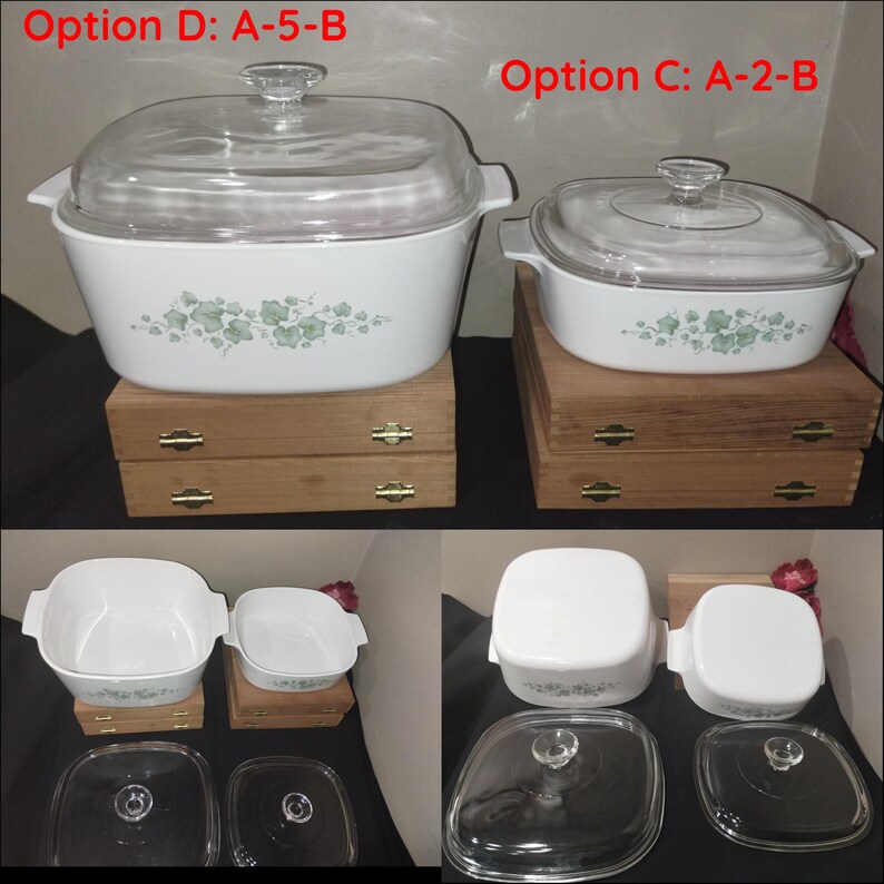 Corning Ware Callaway Ivy Casserole Dishes - Your Choice - FREE ...