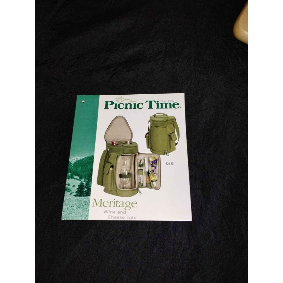 Picnic Time Meritage Wine and Cheese Tote Riviera Collection - Etsy