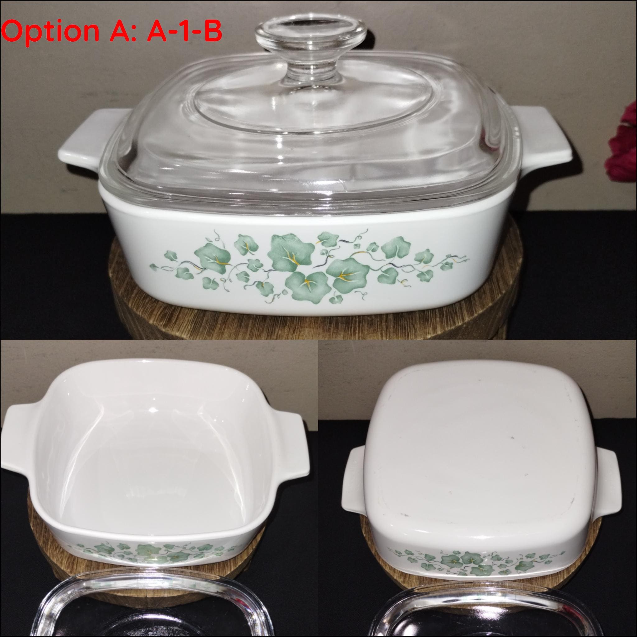 Corning Ware Callaway Ivy Casserole Dishes - Your Choice - FREE ...