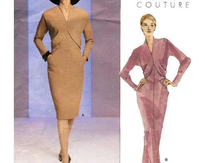 Vintage Vogue Couture Sewing Pattern 2754 Size 6 8 10 - Etsy