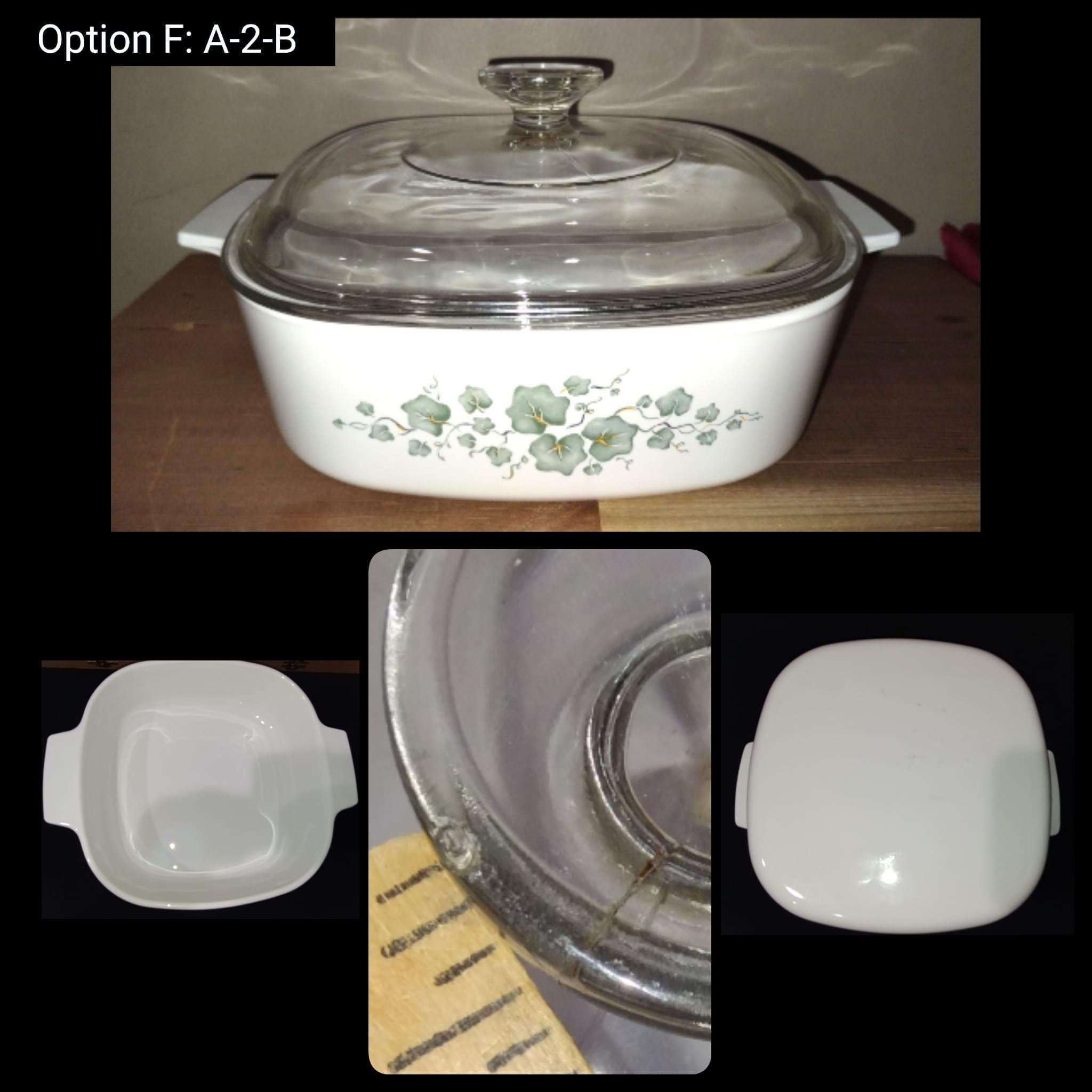 Corning Ware Callaway Ivy Casserole Dishes - Your Choice - FREE ...