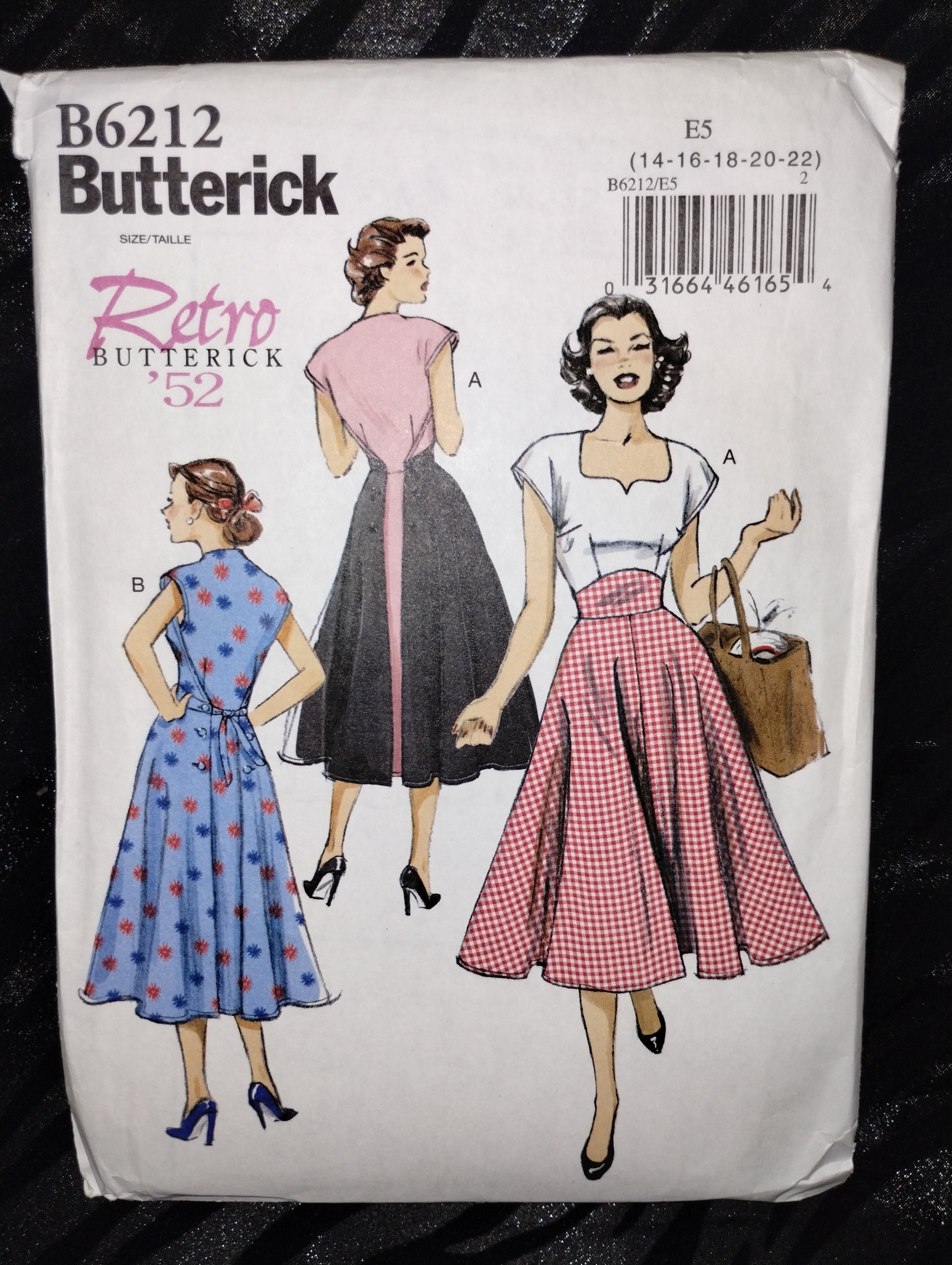 Retro Butterick Sewing Patterns. Sizes 6 - 24 | Bust Sizes - 30.5 - 46 ...