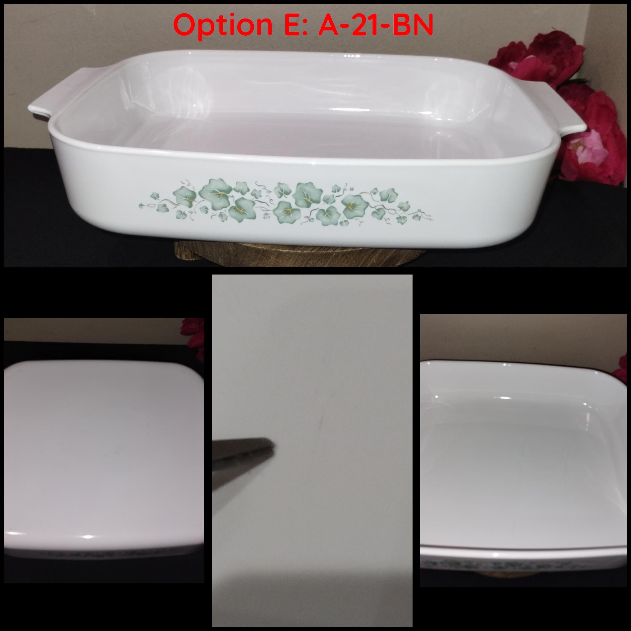 Corning Ware Callaway Ivy Casserole Dishes - Your Choice - FREE ...