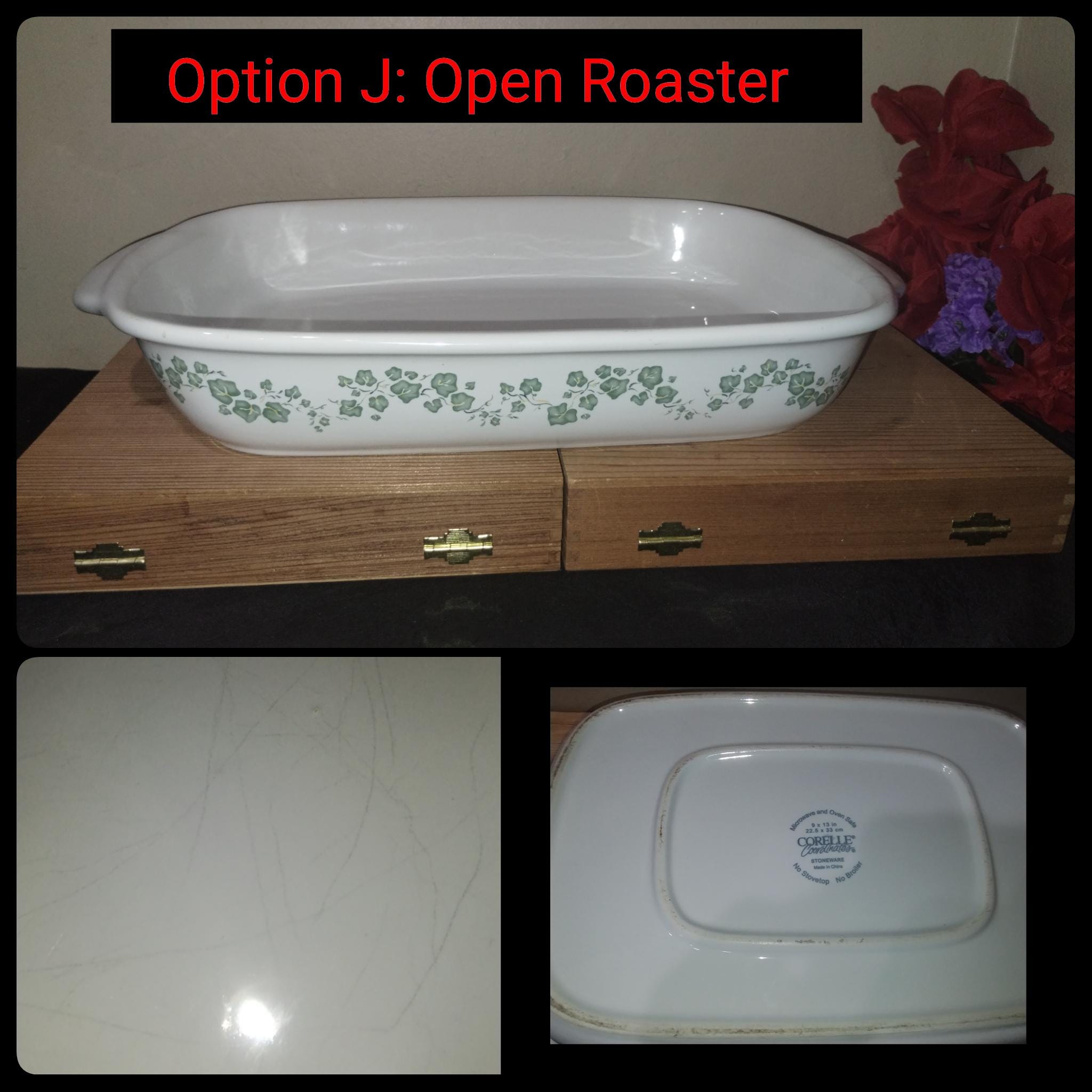 Corning Ware Callaway Ivy Casserole Dishes - Your Choice - FREE ...