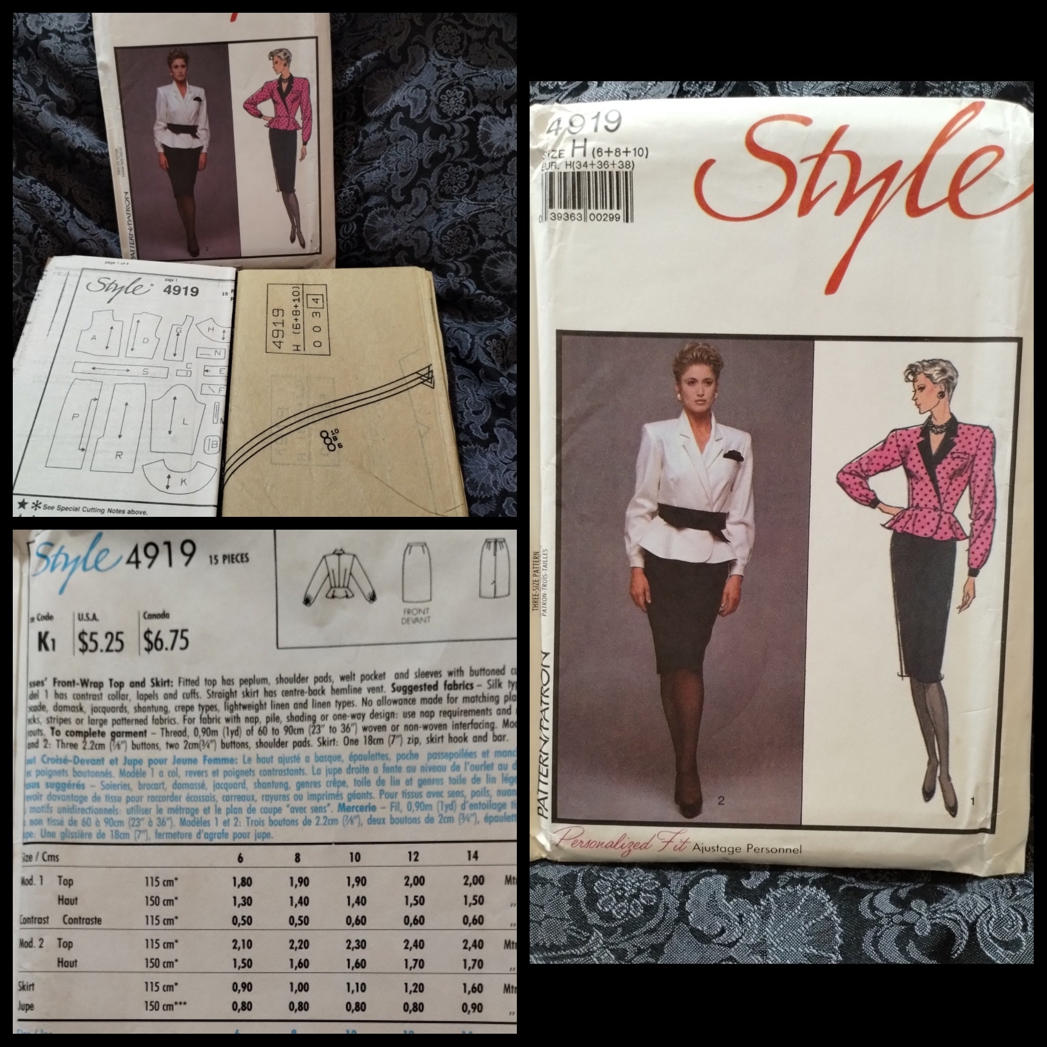 Vintage STYLE Sewing Patterns Factory Folded & Uncut - Etsy