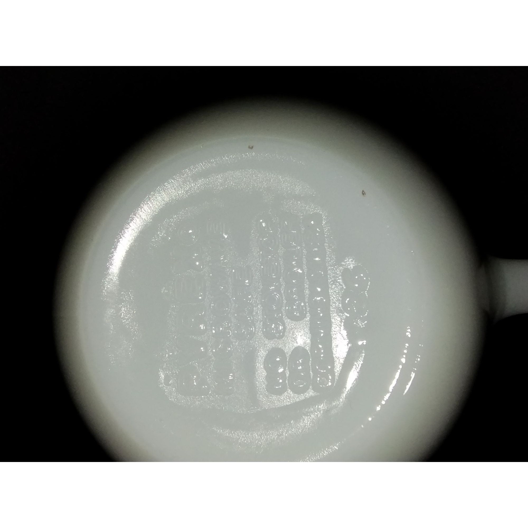 6 Pyrex Morning Blue Milk Glass Tea Cups With Closed Handle - Etsy