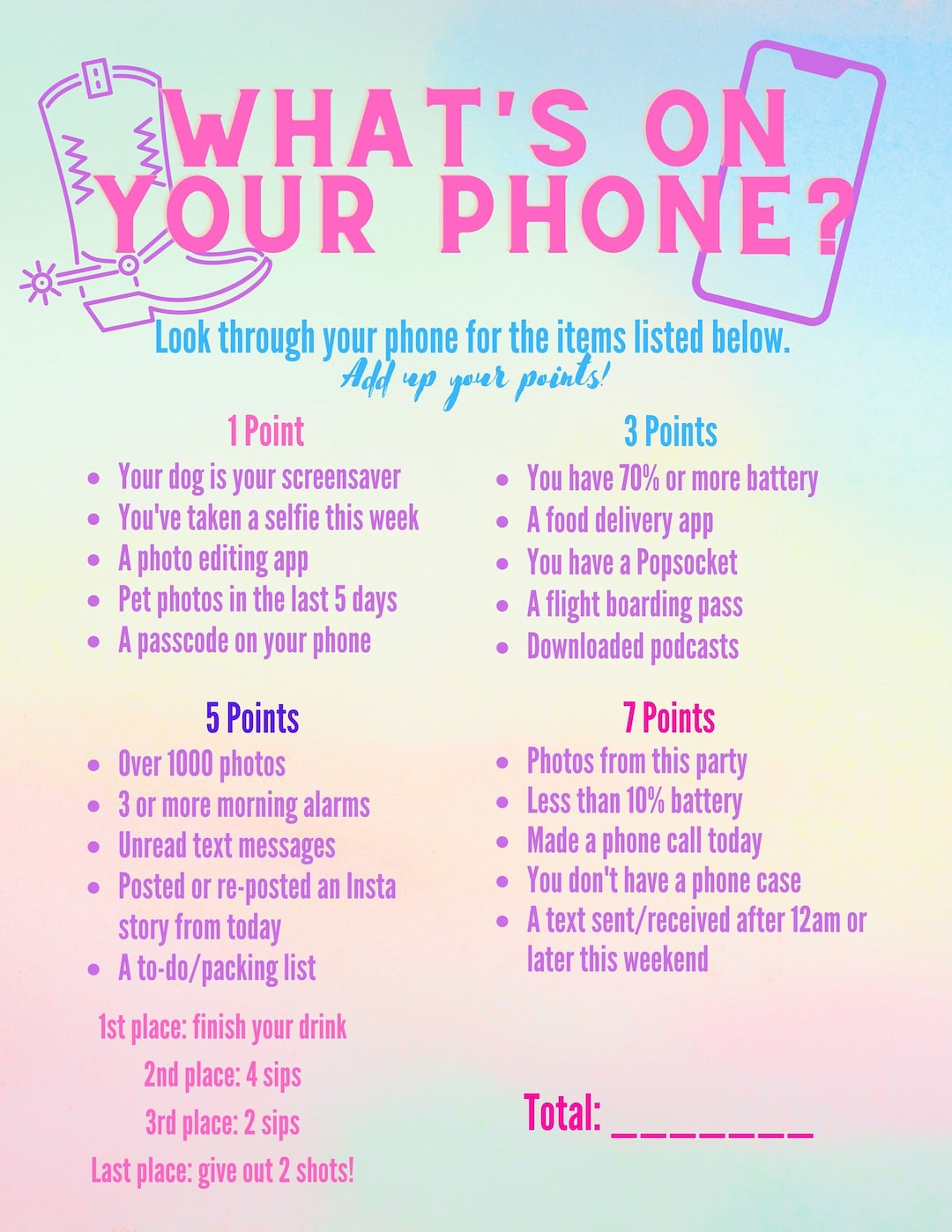 Bach Party Phone Game - Etsy